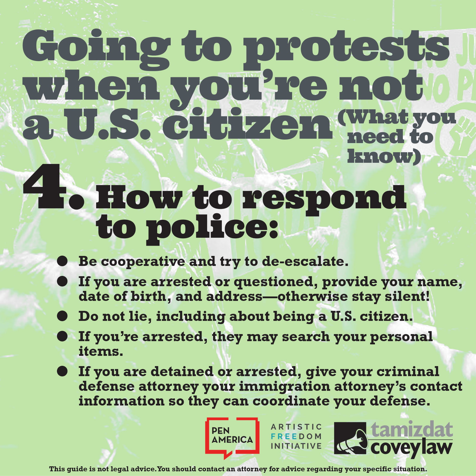 Know Your Rights guide downloads – Tamizdat